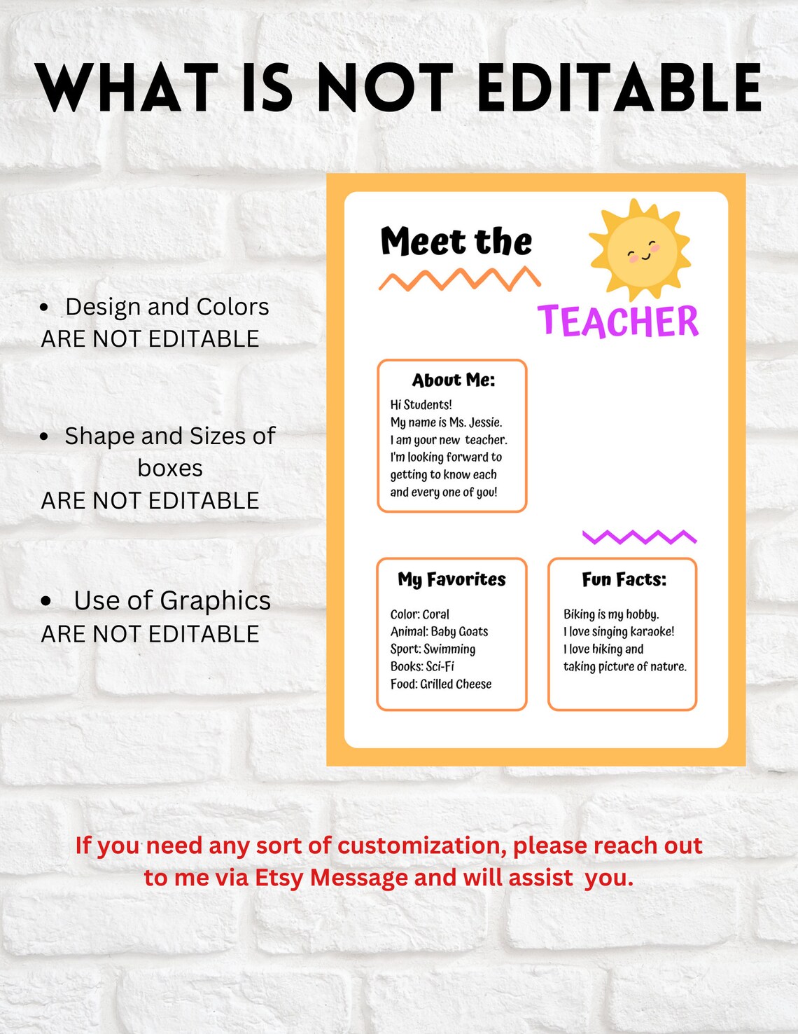 Meet the Teacher Template, Meet Your Teacher, Meet Your Teacher ...