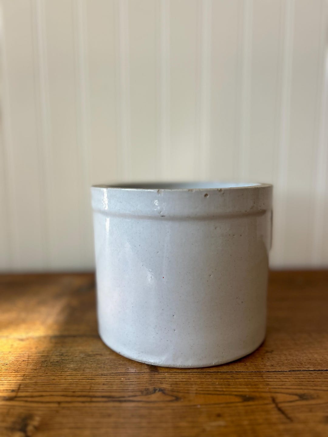 Small Stoneware Crock - Etsy