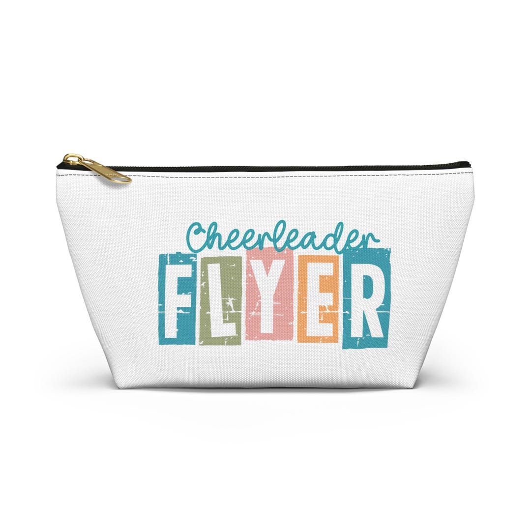 Cheerleader Flyer Accessory Pouch, Makeup Bag, Cheerleading Gift, Team ...