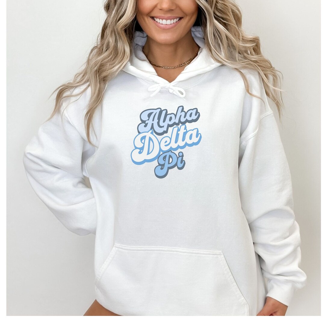 Alpha Delta Pi Hoodie, Adpi Sweatshirt, College Sorority Shirt, Adpi ...