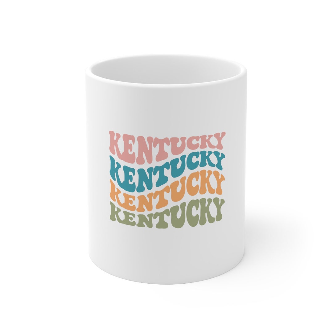 Kentucky Mug, Retro State Pride Coffee Cup, Gift for KY Fan - Etsy