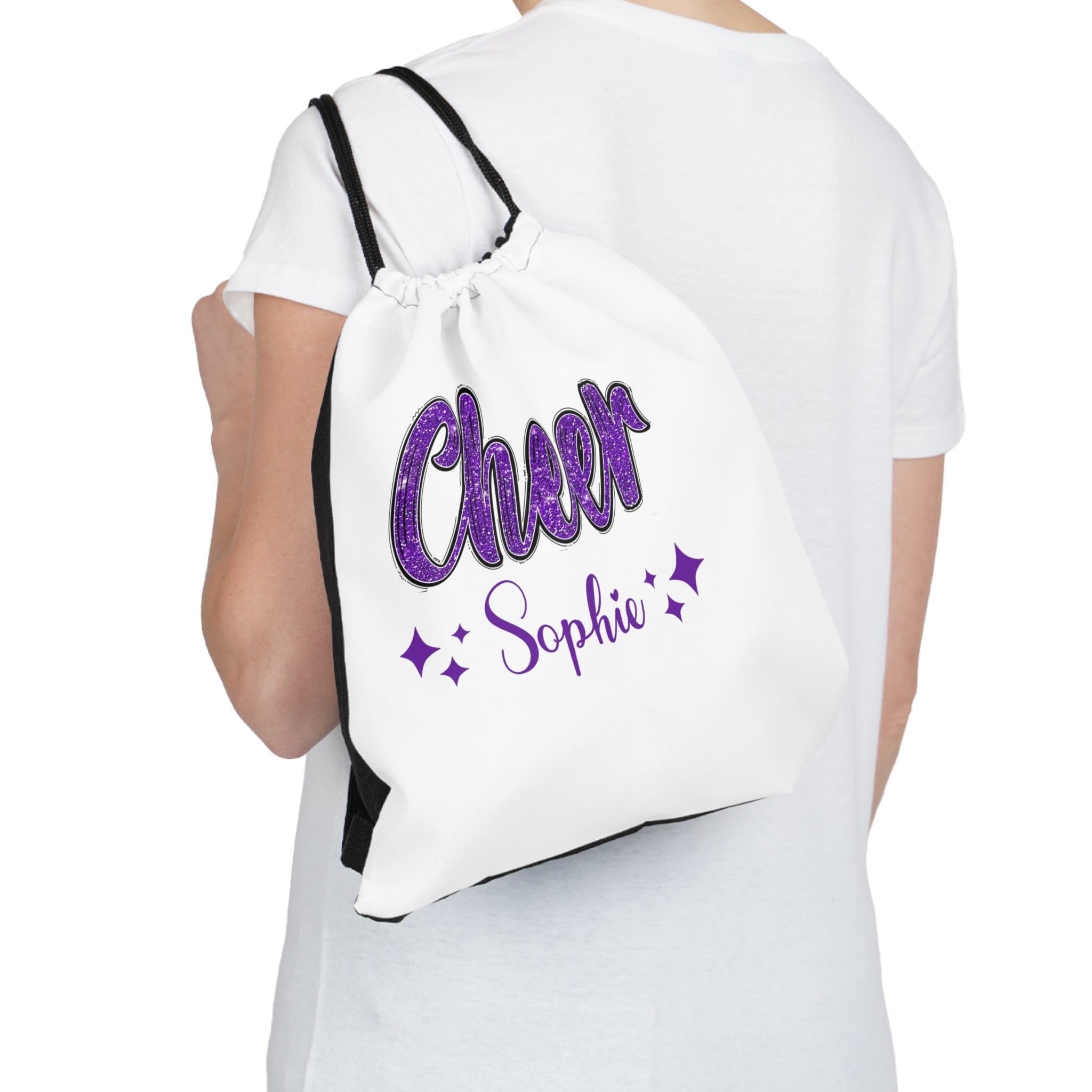 Personalized Cheer Bag Cheerleader Drawstring Bag Custom - Etsy
