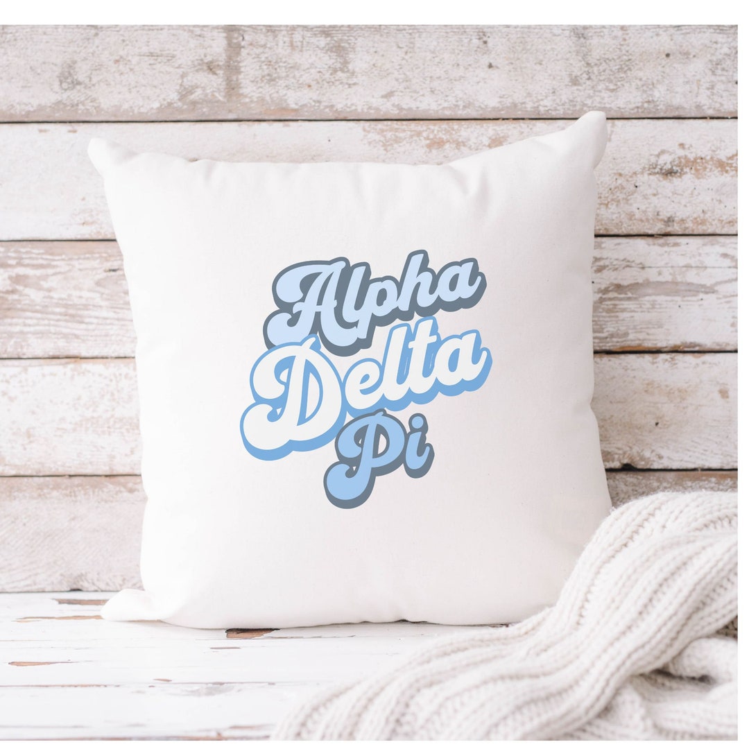 Alpha Delta Pi Pillow, Adpi Pillow, Gift for Sorority, Adpi Merch ...