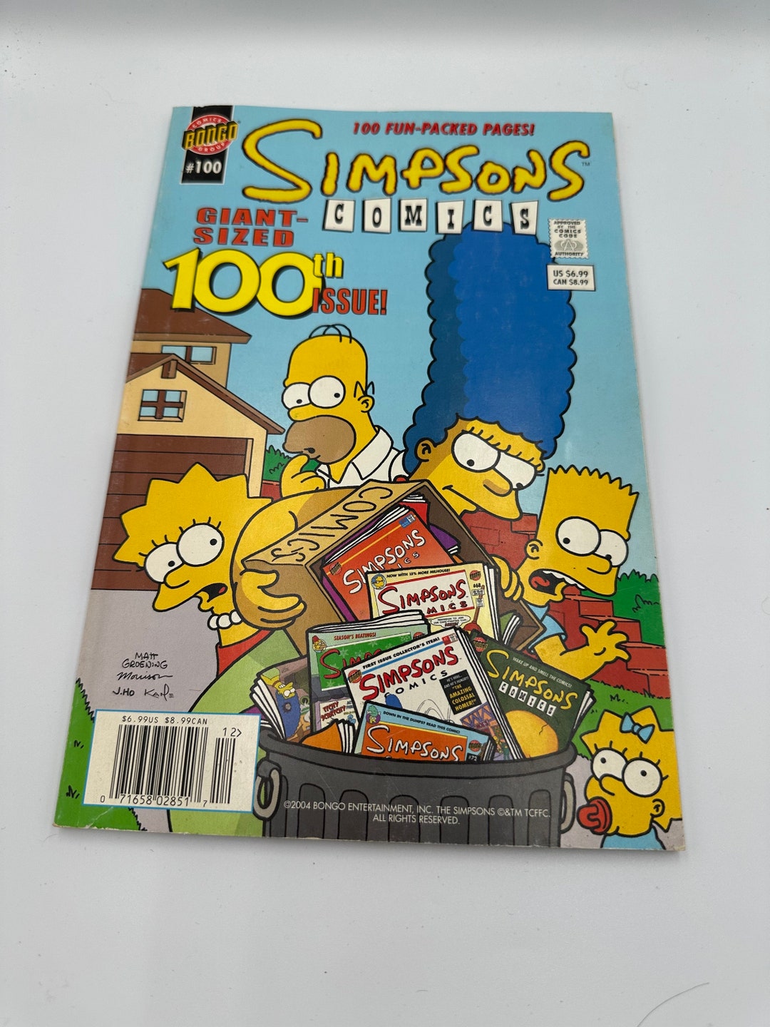 2004 Simpsons Comics #100, Giant-sized 100th Issue - Etsy