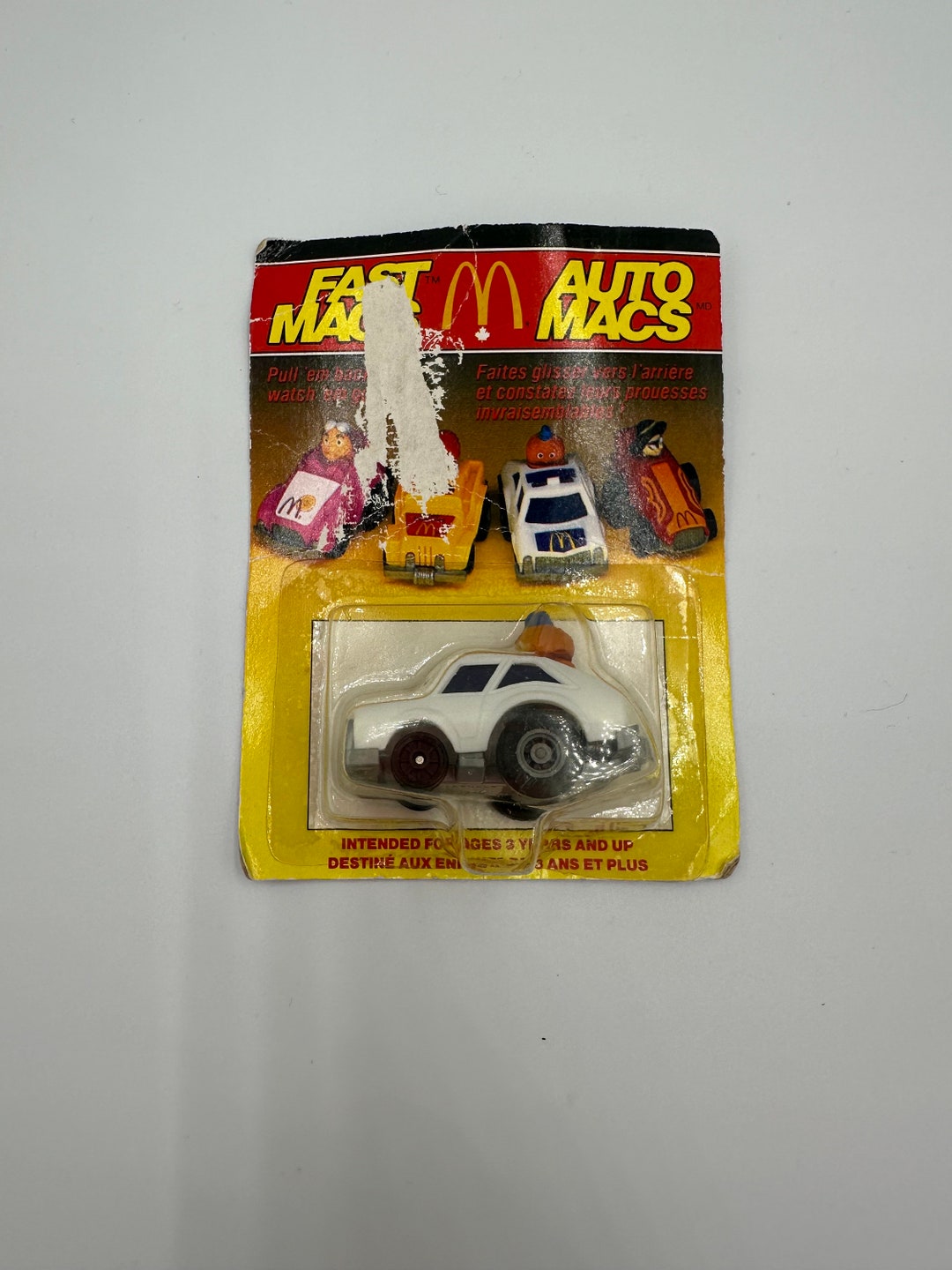 1985 Mcdonald’s Fast Macs Big Mac Squad Car Toy - Etsy
