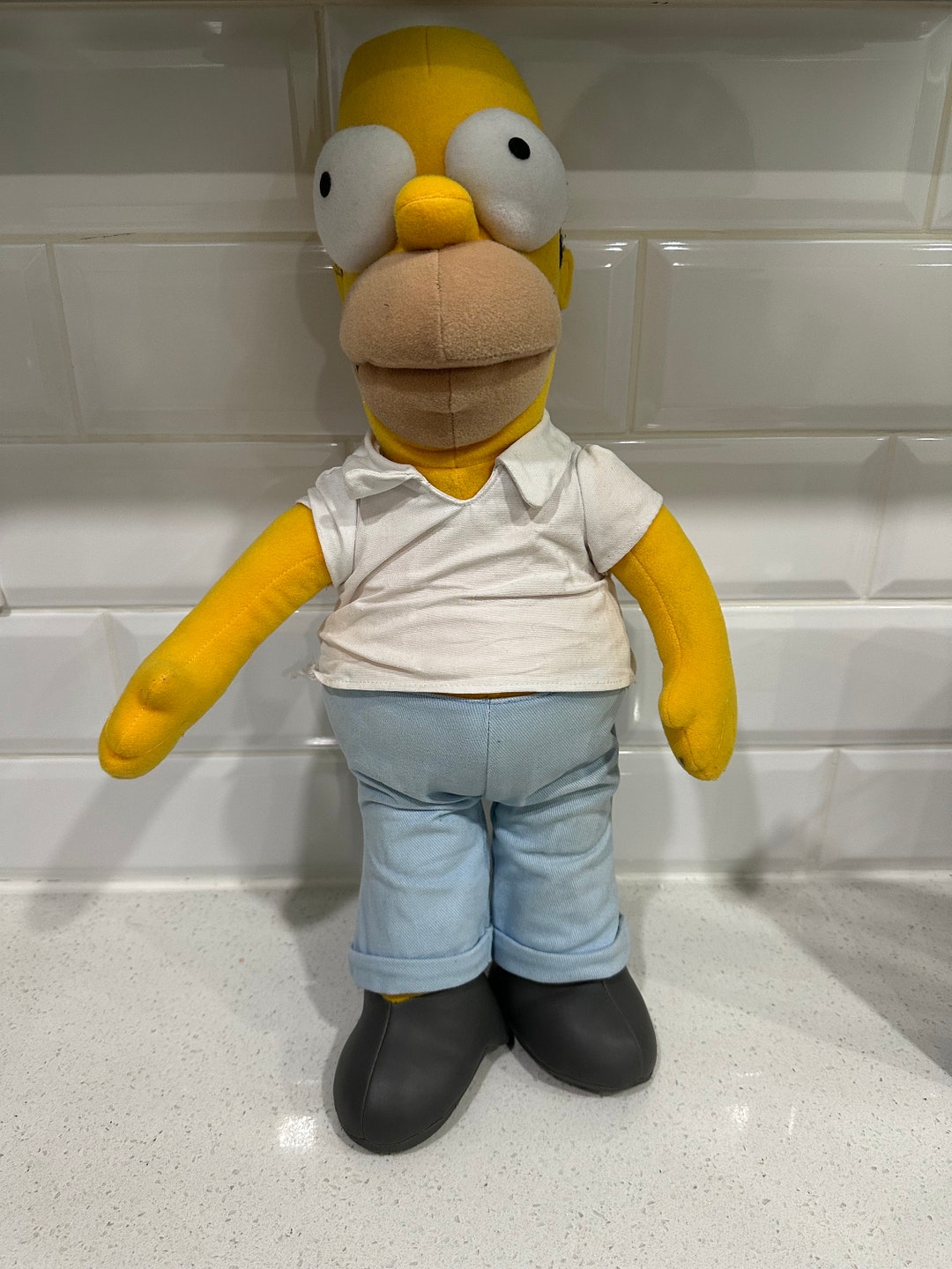 Homer Simpson Plush Doll - Etsy