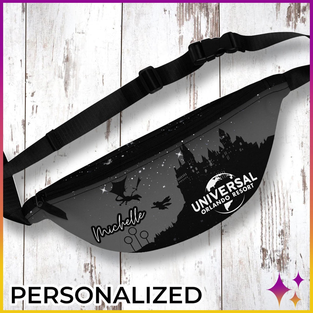 Custom Universal Studios Wizard Fanny Pack Sling Bag | Personalized ...