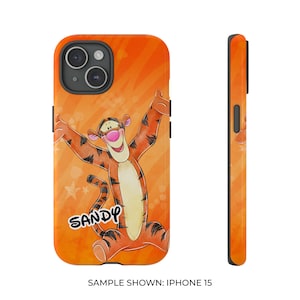 Personalized Custom Phone Case With Tigger | Samsung iPhone Pixel Tough ...