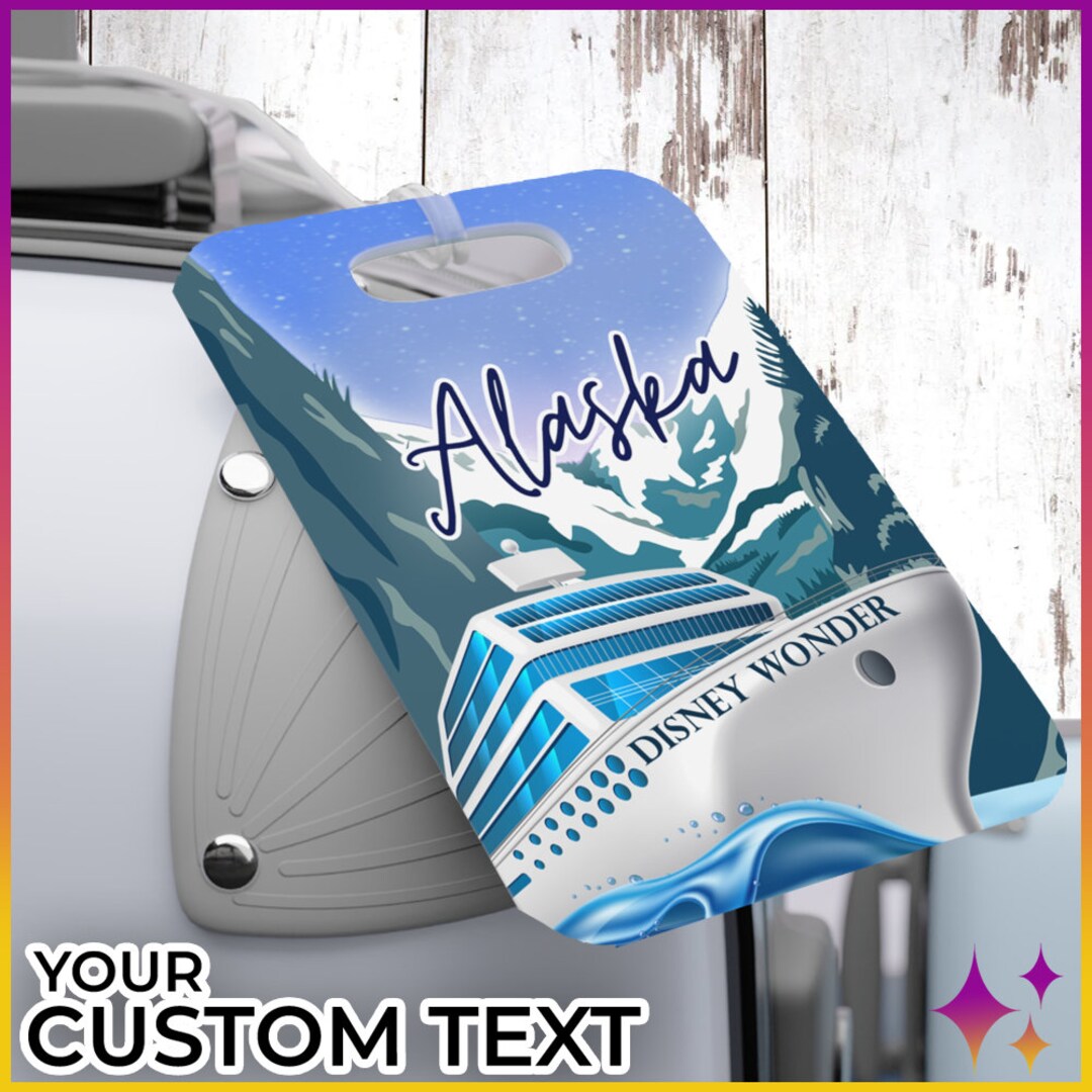 Alaskan Cruise Luggage Tag | Alaska Cruise Norwegian Disney Royal Gear ...