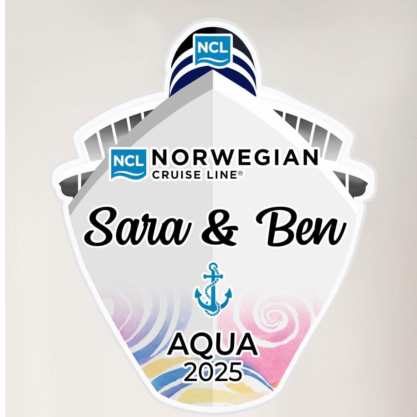Norwegian NCL Cruise Door Magnets Ship | Personalized NCL Norwegian ...