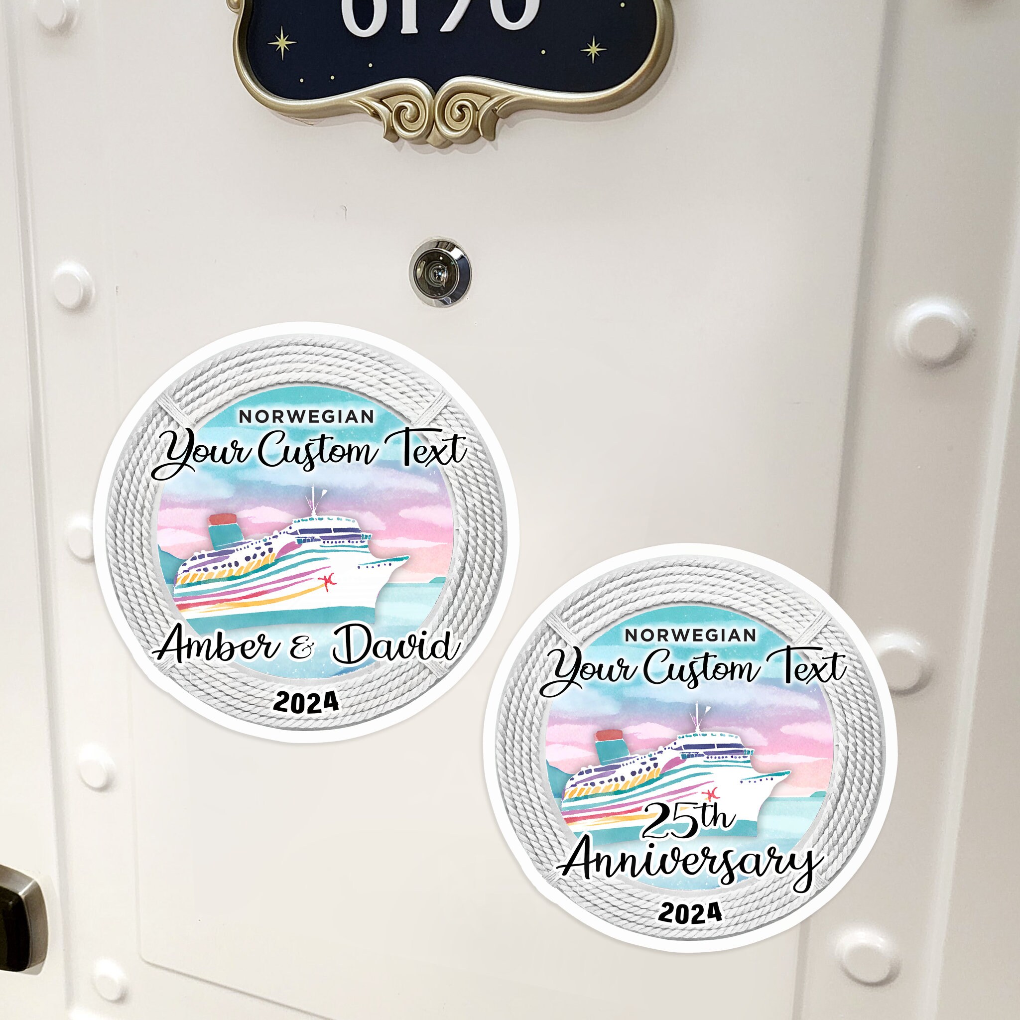 Norwegian NCL Cruise Door Magnets | Personalized Custom Norwegian NCL ...