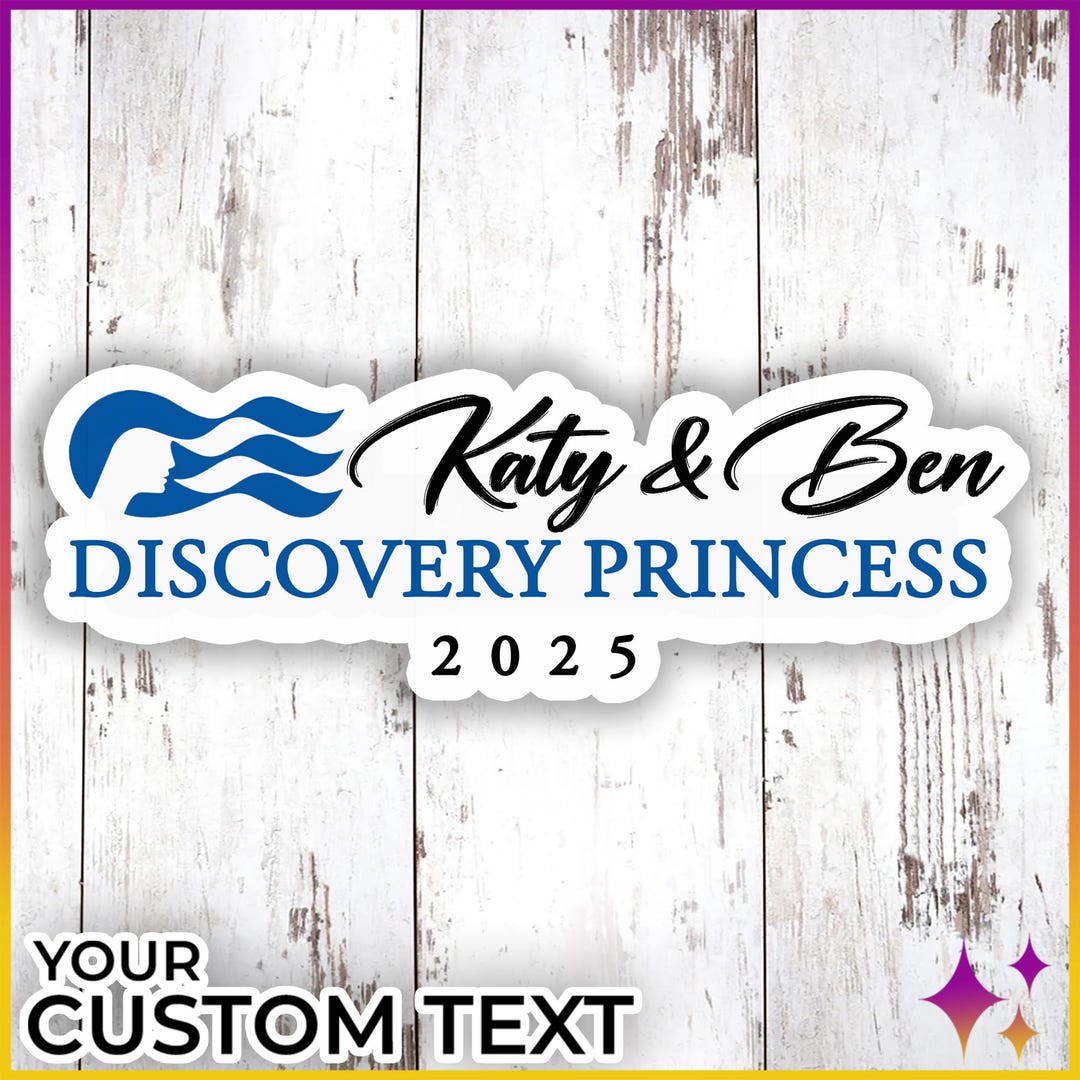 Custom Princess Cruise Door Magnets | Personalized Princess Cruise Door ...