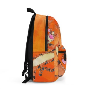 Personalized Custom Tigger Backpack | Tigger Travel Bag Personalized ...