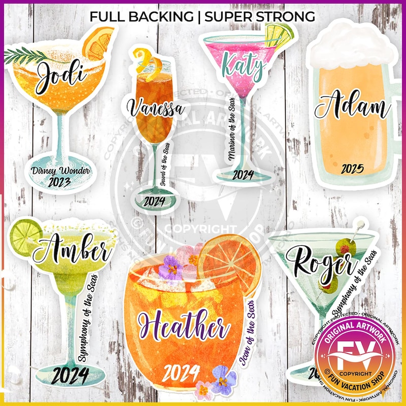 Cocktail Magnets Cruise - Etsy