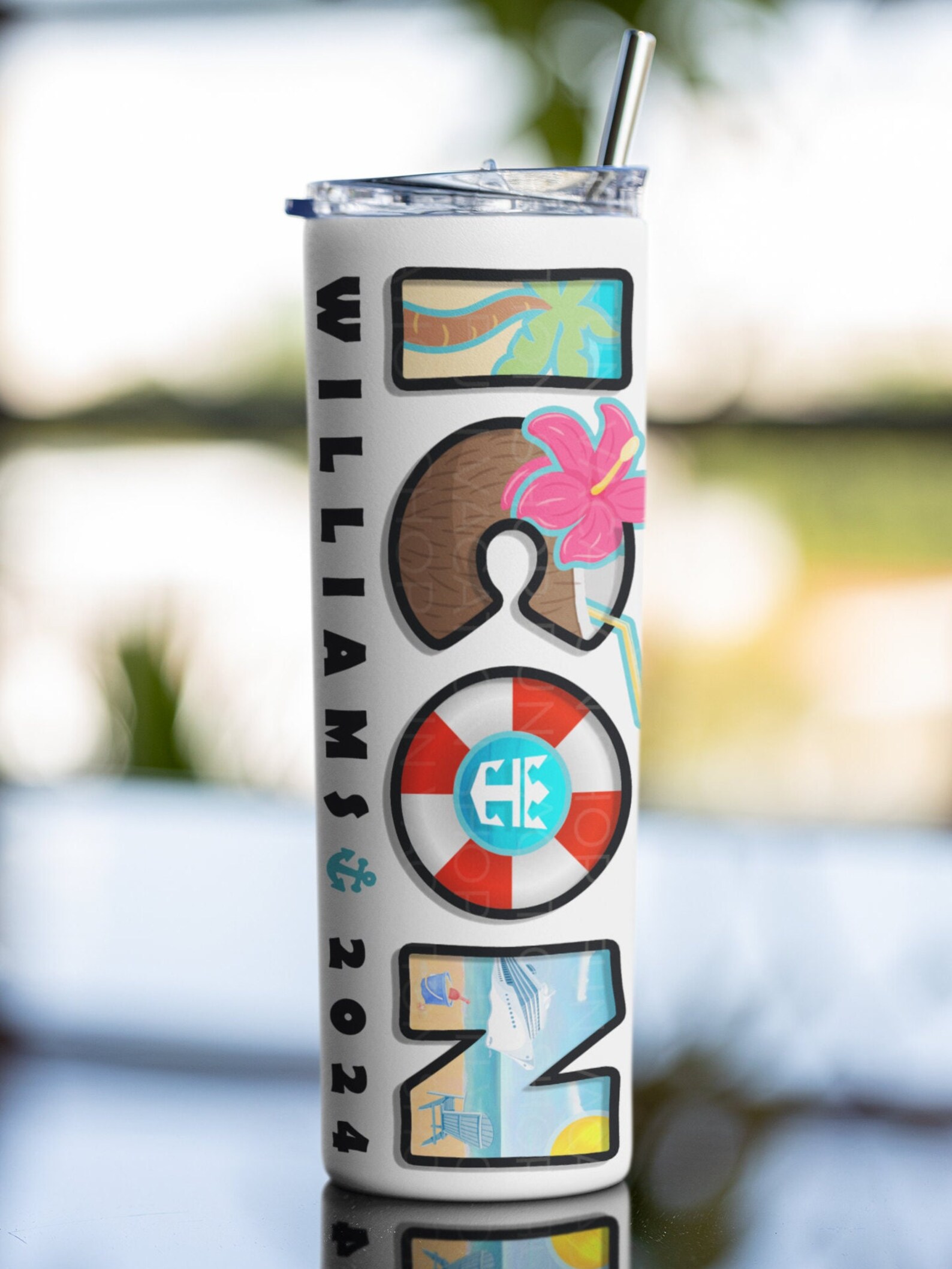 Icon of the Seas Royal Caribbean Cruise Tumbler | Personalized Custom ...
