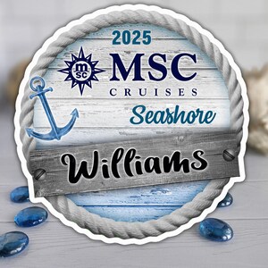 Cruise Door Magnets MSC | Personalized MSC Cruise Door Magnet Sign ...