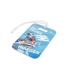 Custom Disney Cruise Luggage Tag Personalized Disney Cruise Line ...