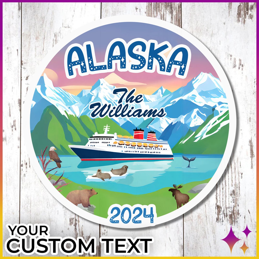 Alaska Cruise Door Magnets | Personalized Alaska Cruise Magnets Royal ...