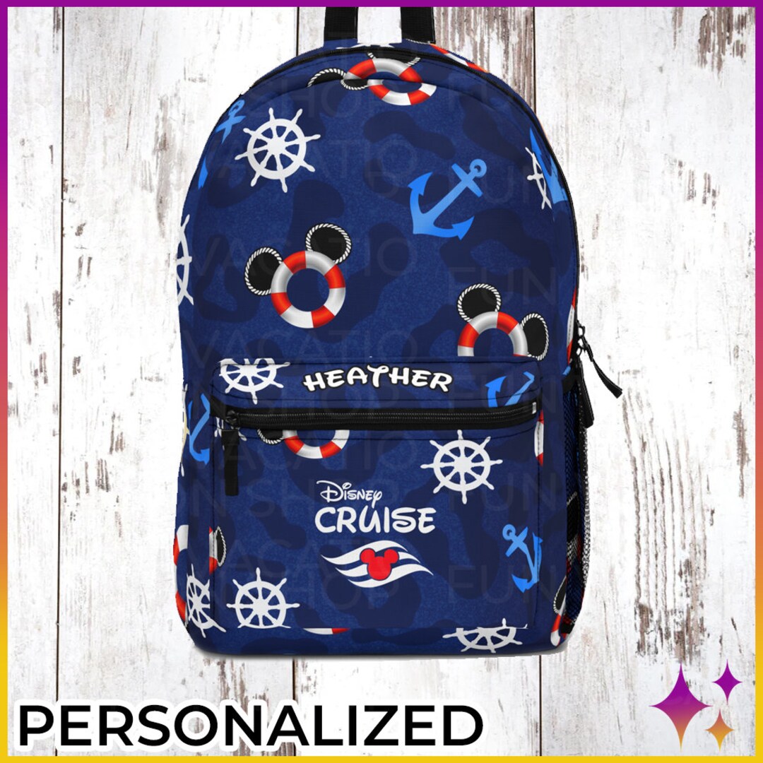 Personalized Disney Cruise Backpack Custom Disney Cruise Line Bag First ...