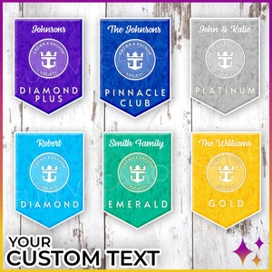 Royal Caribbean Cruise Door Magnets Crown Anchor Society | Personalized ...