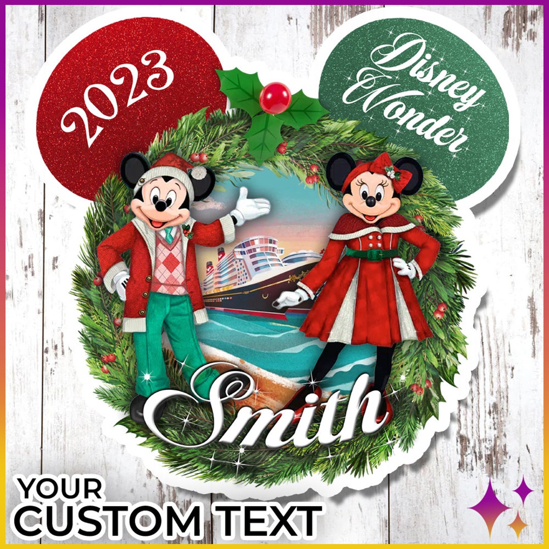 Disney Cruise Door Magnet Christmas | Personalized Disney Christmas ...