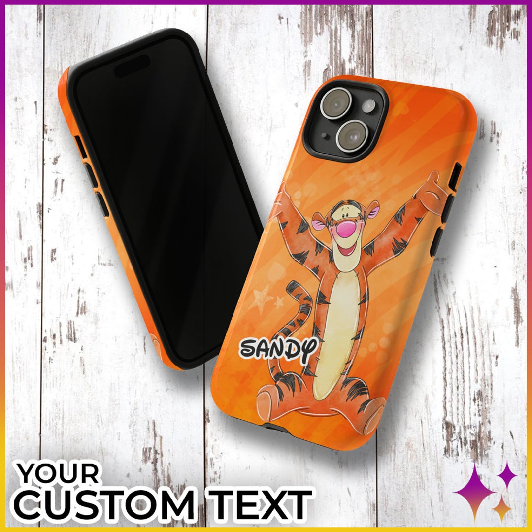 Personalized Custom Phone Case With Tigger | Samsung iPhone Pixel Tough ...