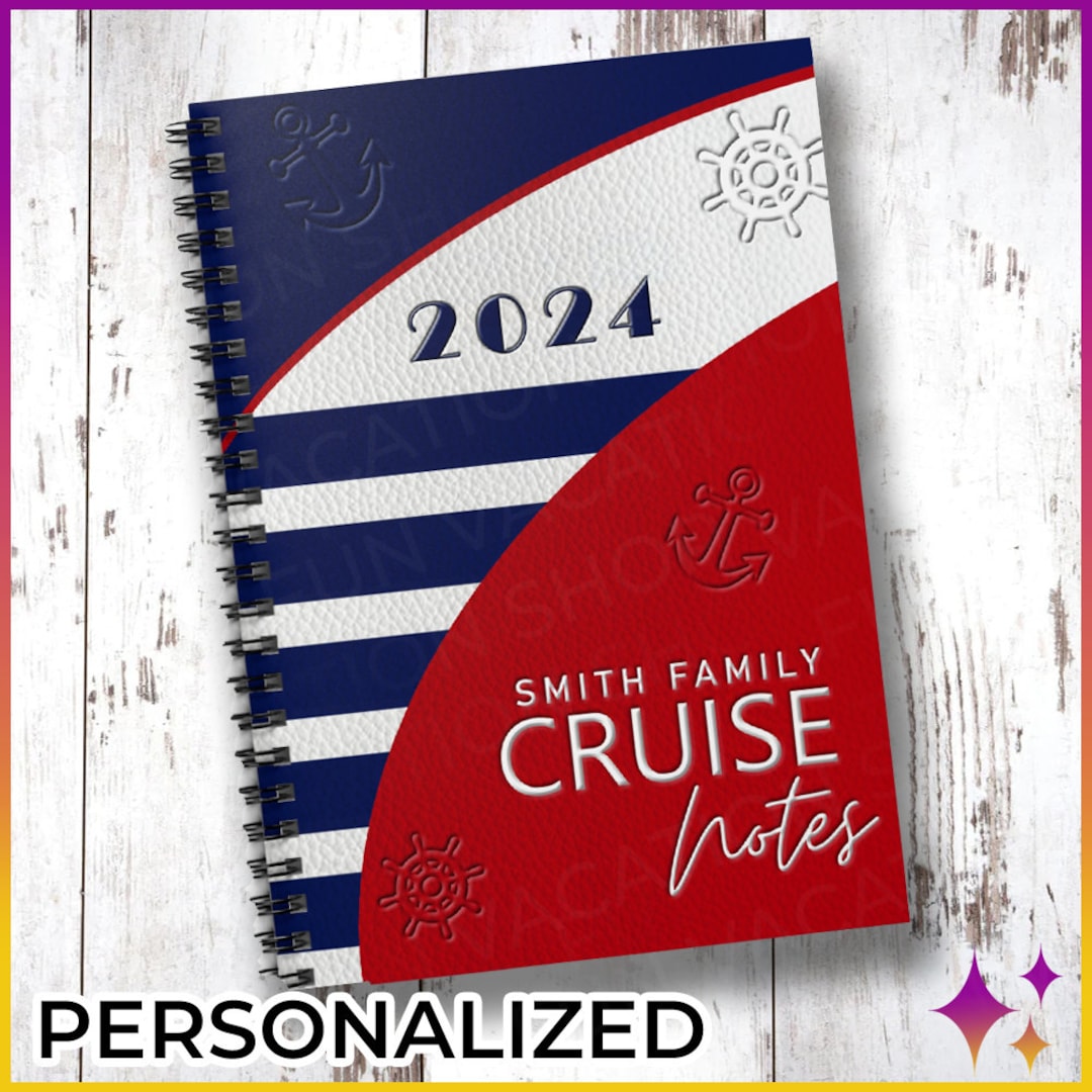 Custom Cruise Notebook Journal | Personalized Cruise Travel Journal ...