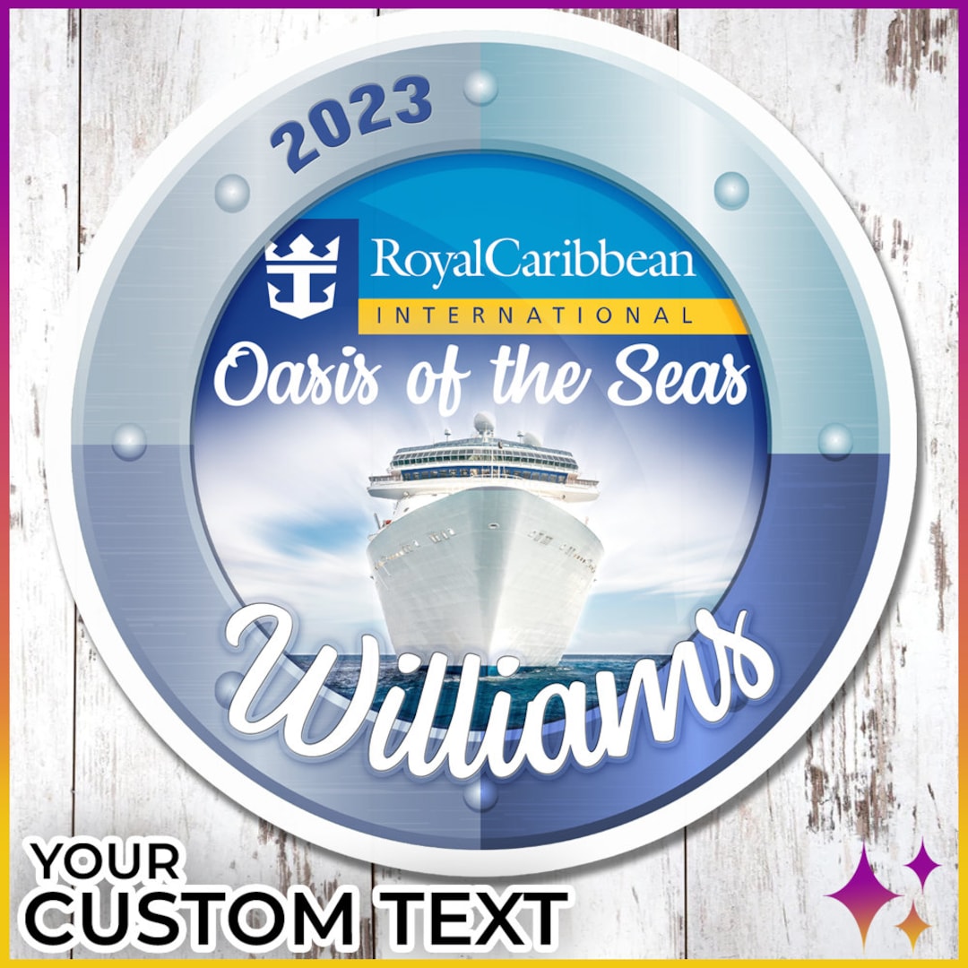 Cruise Door Magnet Sign Royal Caribbean | Personalized Royal Cruise ...