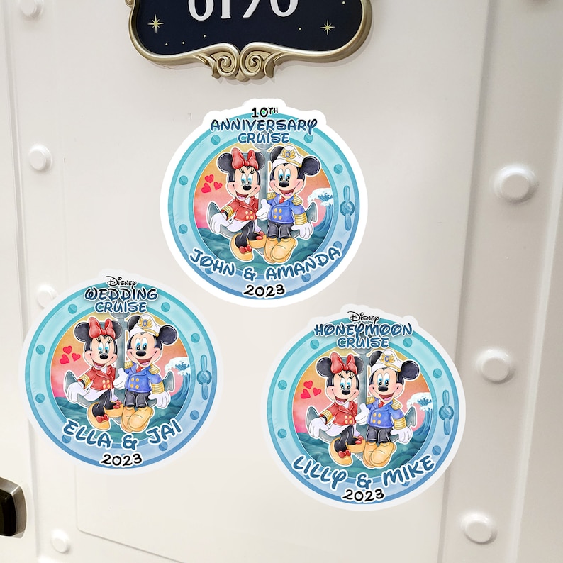 Disney Cruise Door Magnet Disney Cruise Magnet Honeymoon - Etsy
