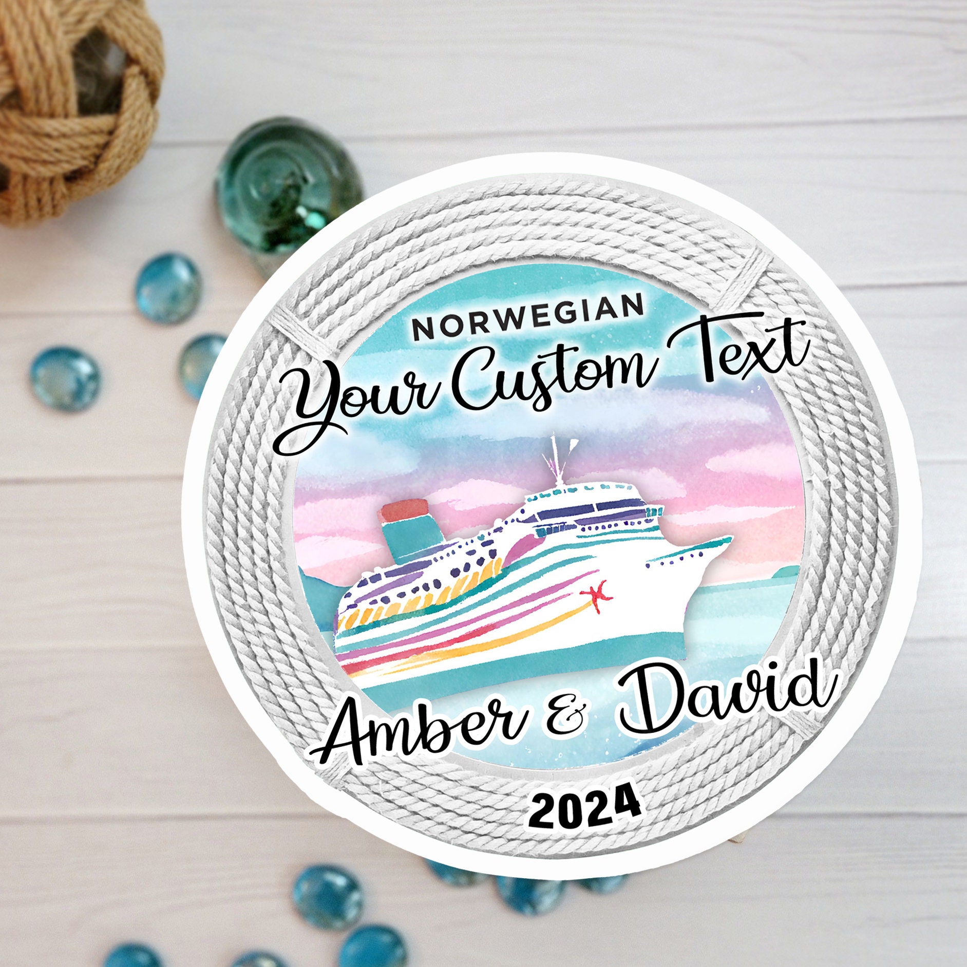 Norwegian NCL Cruise Door Magnets | Personalized Custom Norwegian NCL ...