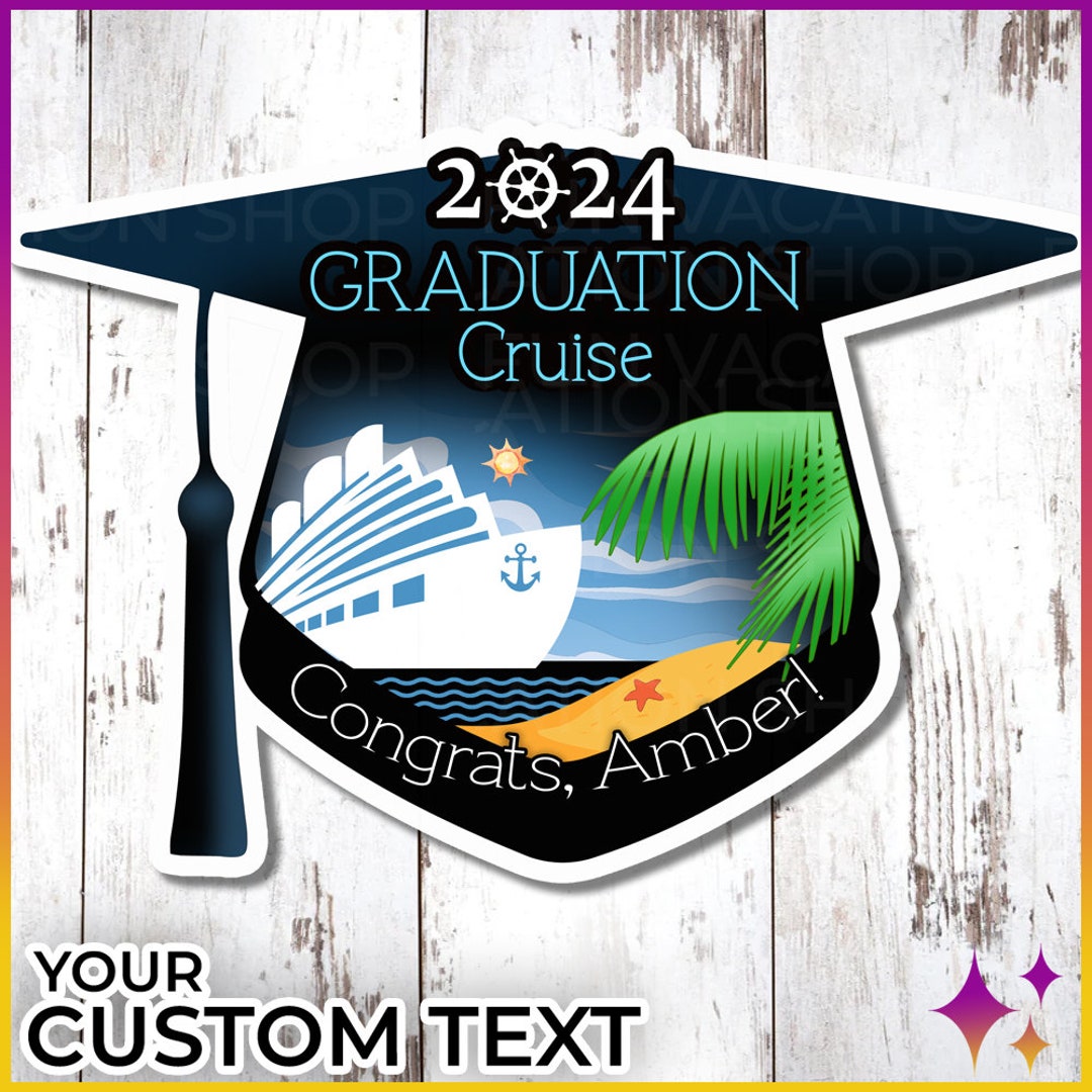Graduation Cruise Door Magnets | Personalized Royal Disney Norwegian ...