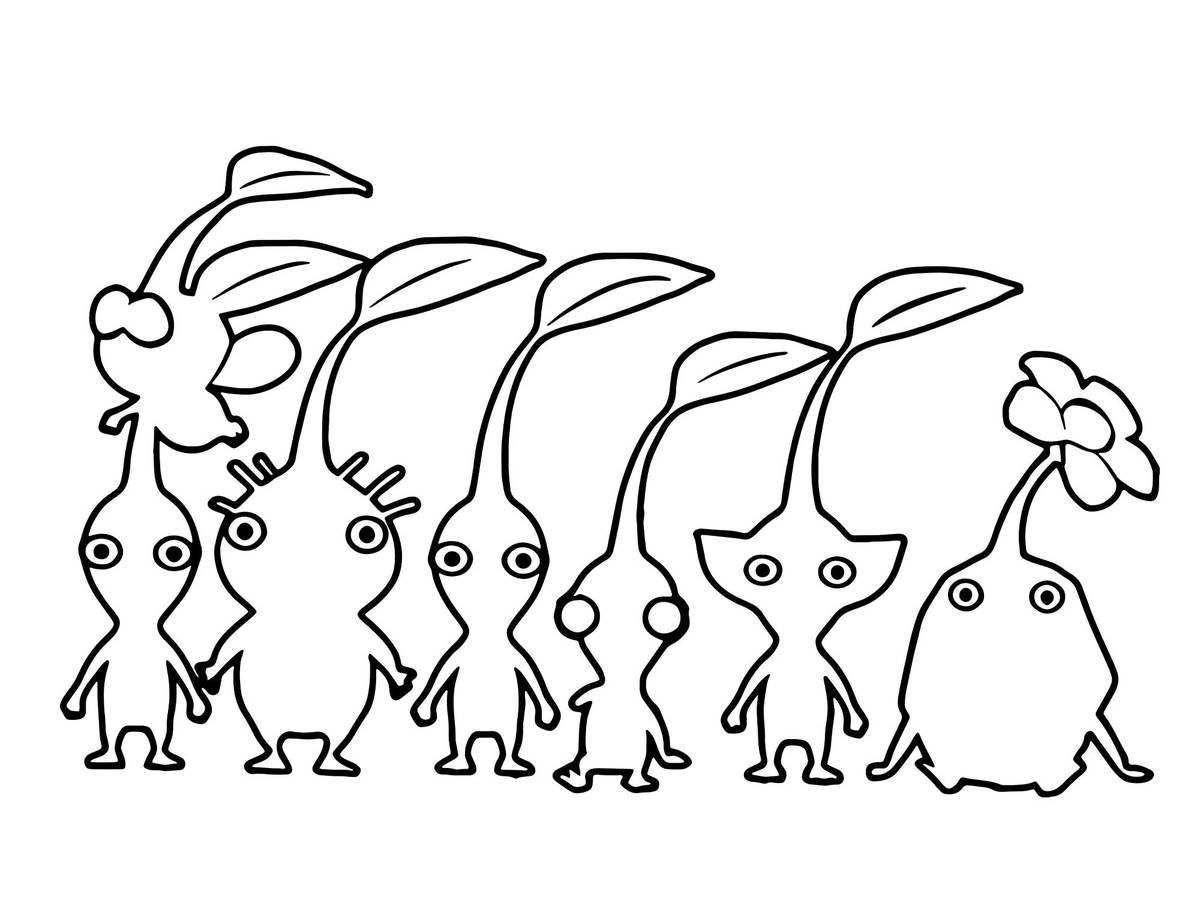 Pikmin PNG Art Cute Pikmins PNG Video Game PNG Gaming Gamer - Etsy Canada