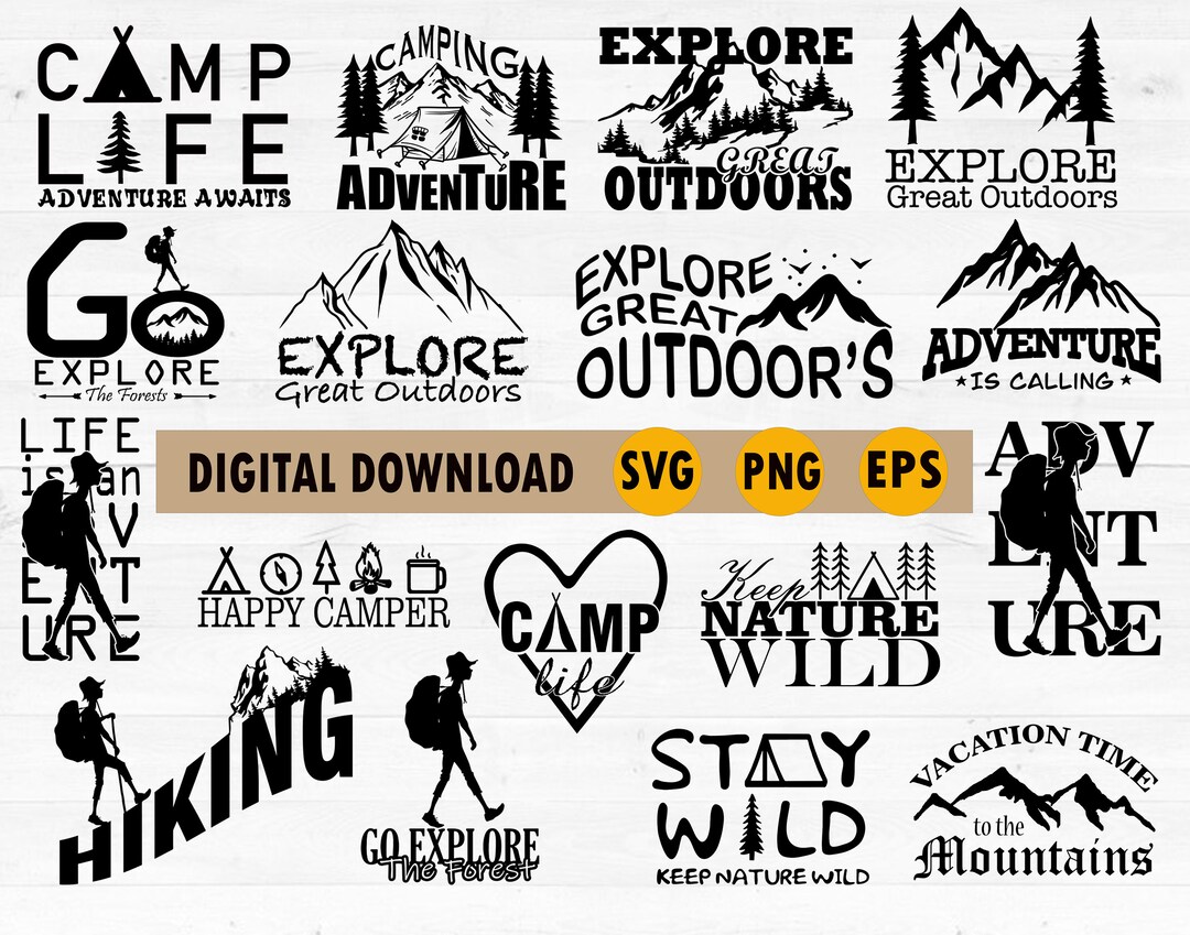 Adventure SVG, Adventure Bundle SVG, Instant Download, Shirt Design ...