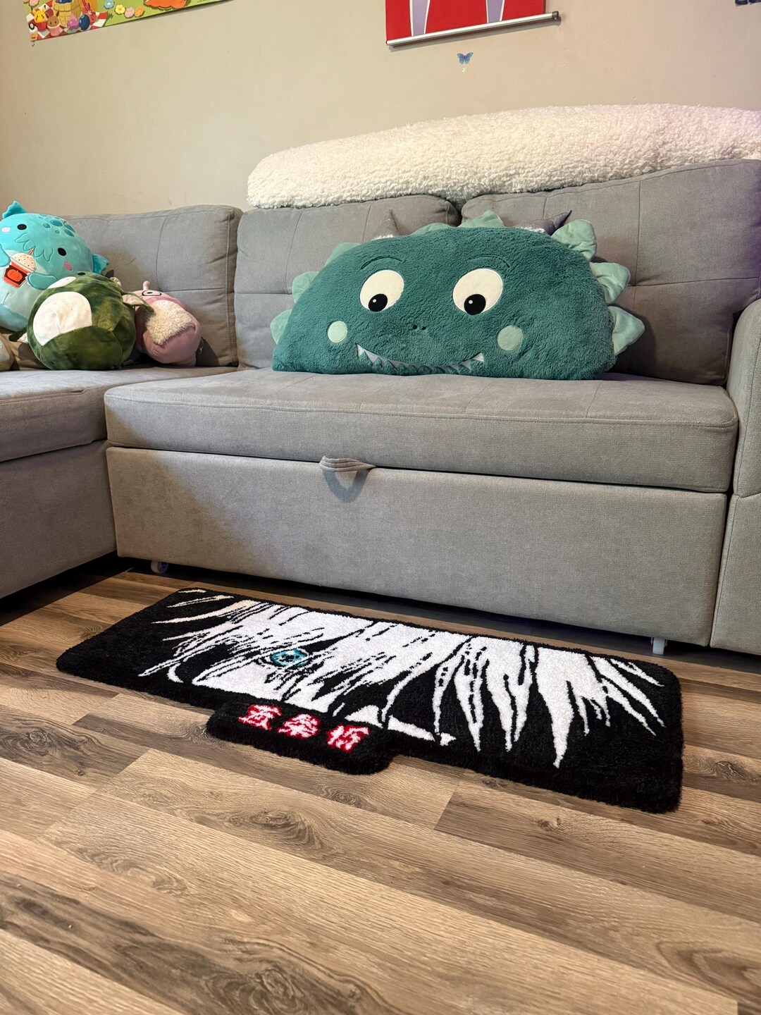 Gojo Satoru Jujutsu Kaisen Hand-tufted Area Rug - Etsy