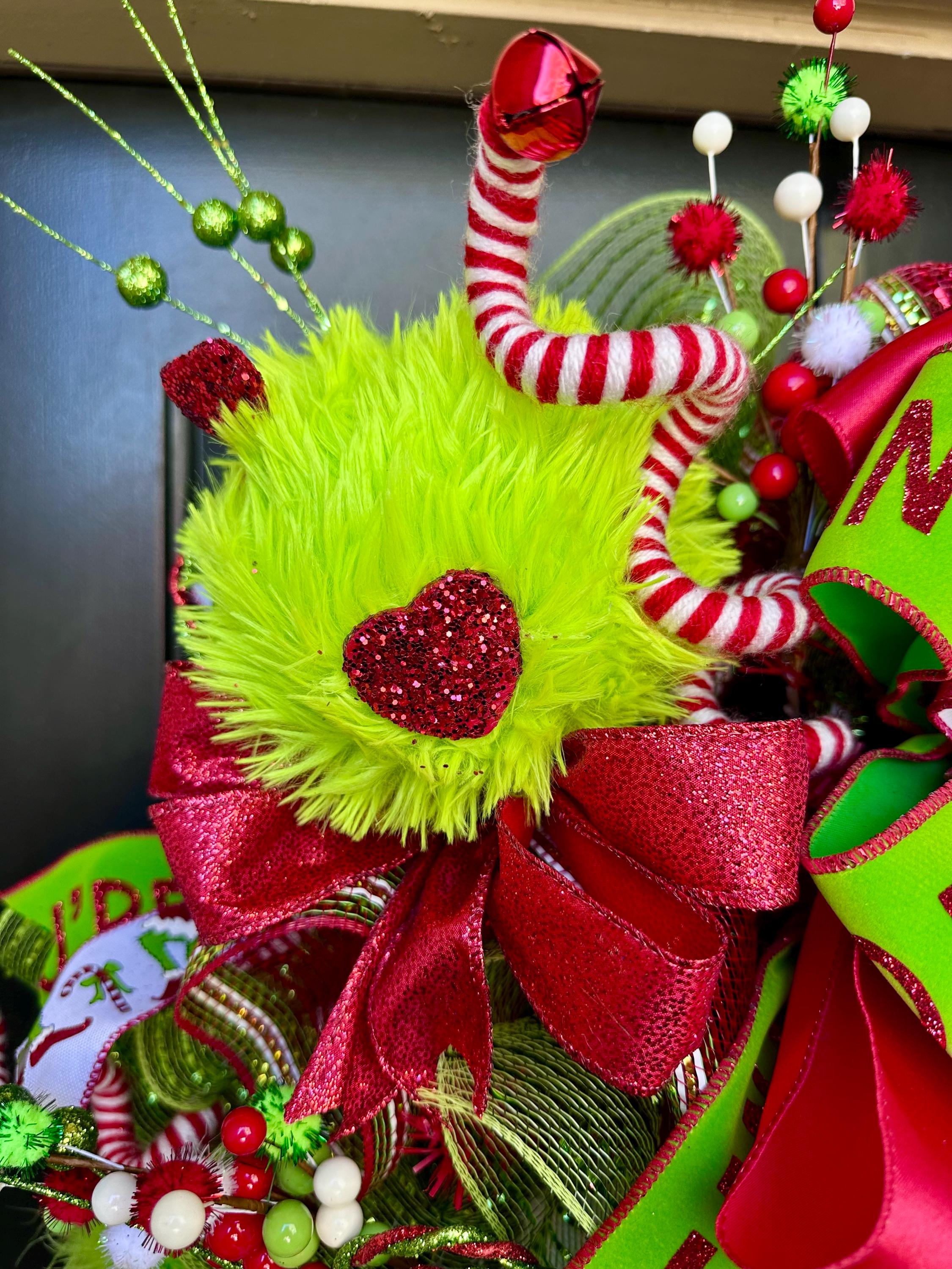Christmas Grinch Feet Wreath - Etsy