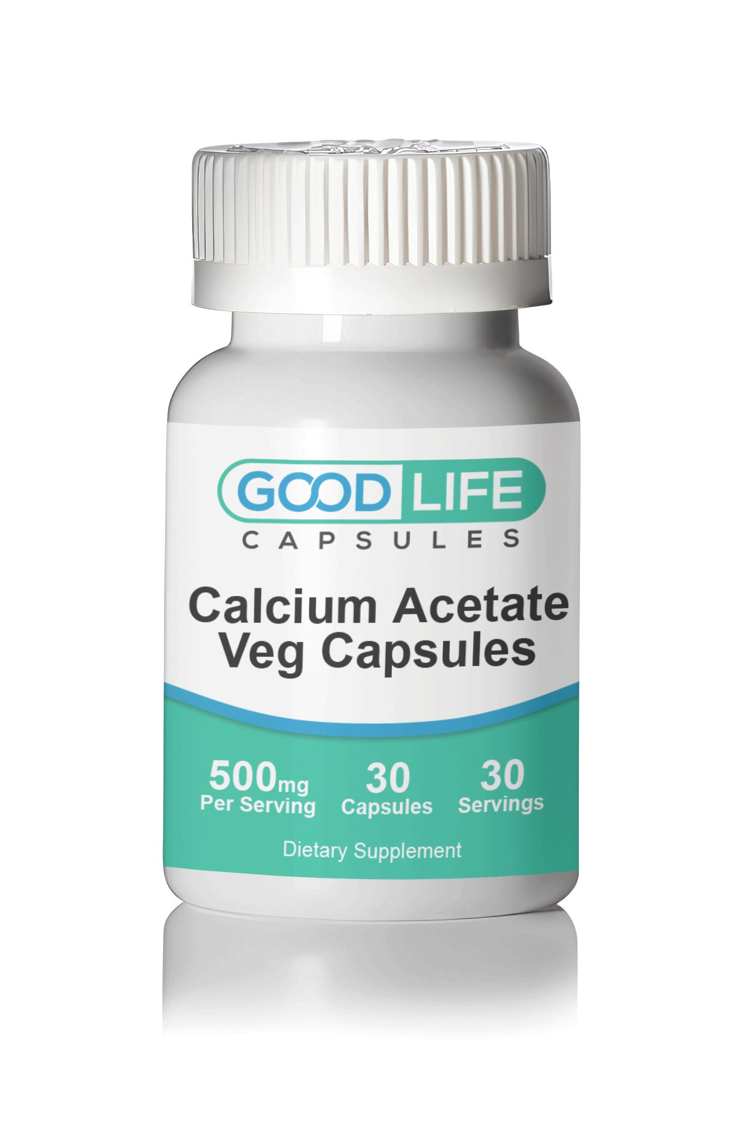 Calcium Acetate 500mg Vegan Capsules All Natural Supplement - Etsy