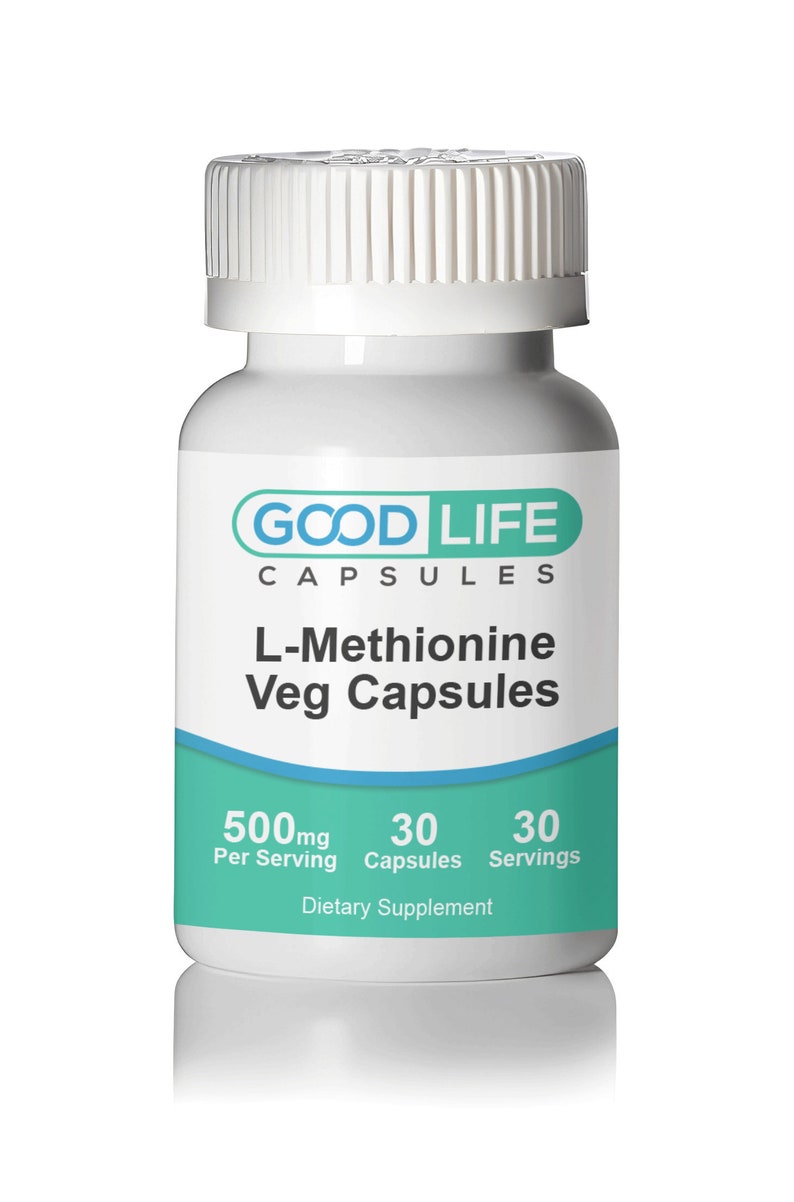 L-methionine 500mg Vegan Capsules All Natural Supplement - Etsy