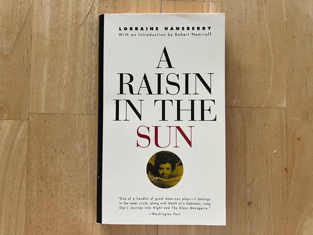 A Raisin in the Sun by Lorraine Hansberry - Paperback Book - Etsy