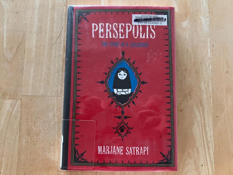 Persepolis by Marjane Satrapi Hardcover Book, Retired Library Edition ...