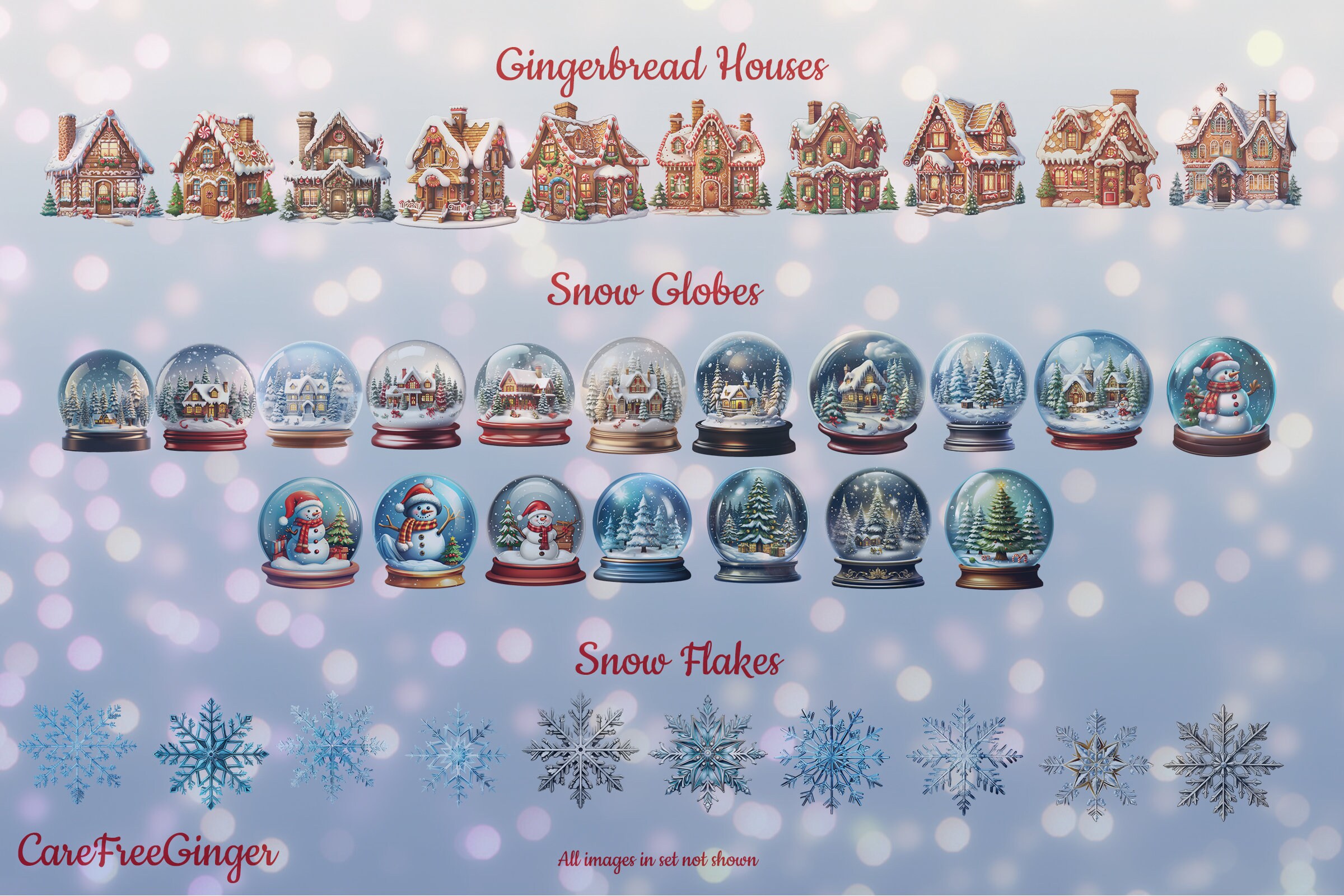 Spirit of Christmas Clipart Set Instant Download Digital Bundle Clipart ...