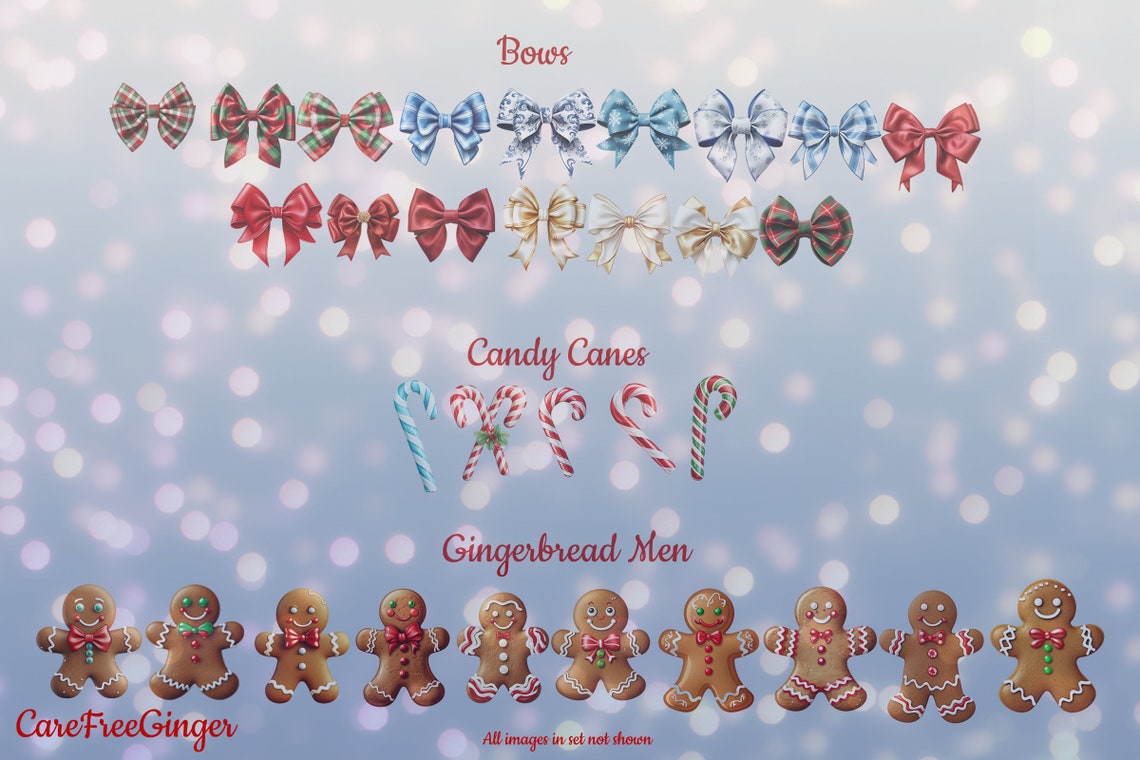 Spirit of Christmas Clipart Set Instant Download Digital Bundle Clipart ...