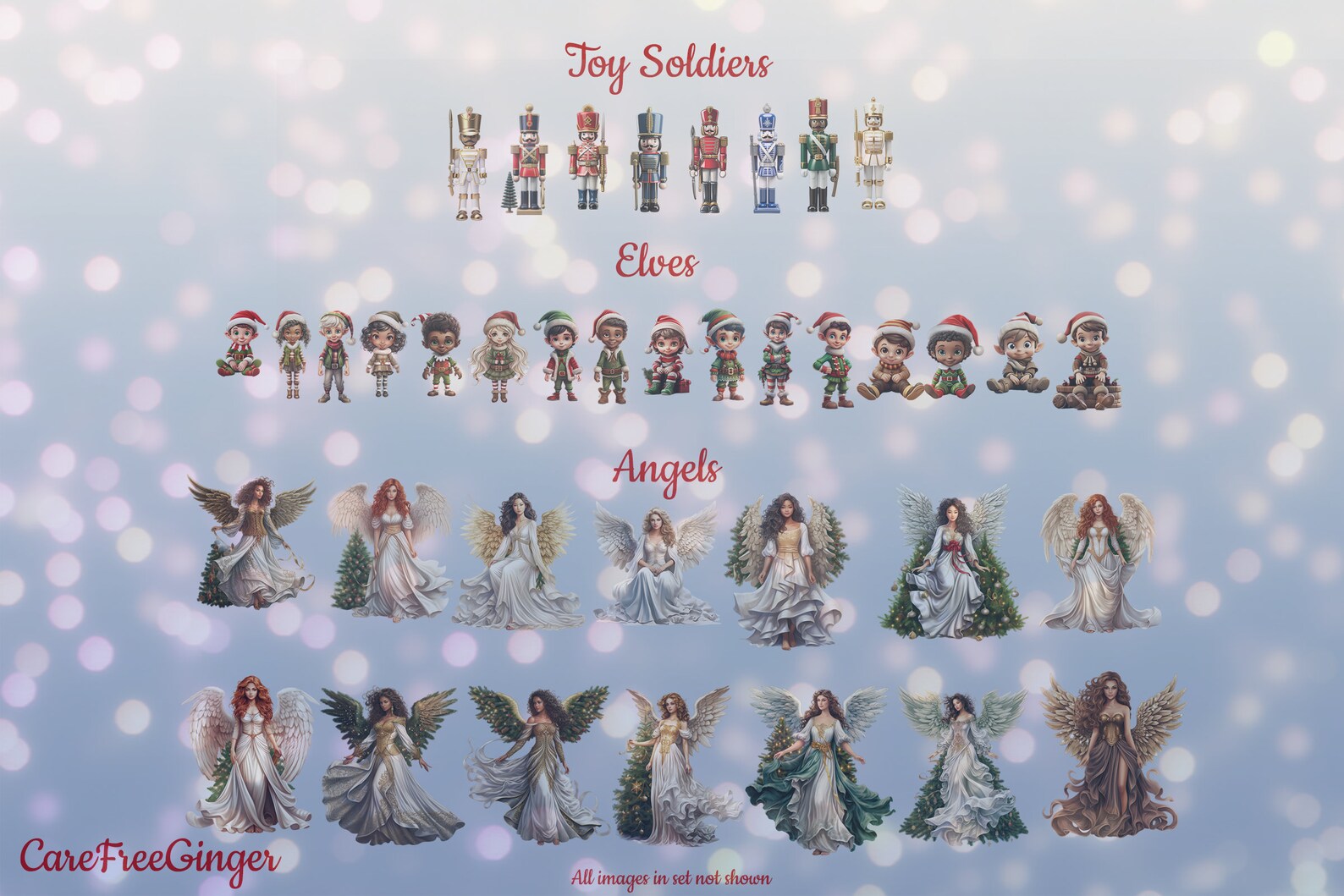 Spirit of Christmas Clipart Set Instant Download Digital Bundle Clipart ...