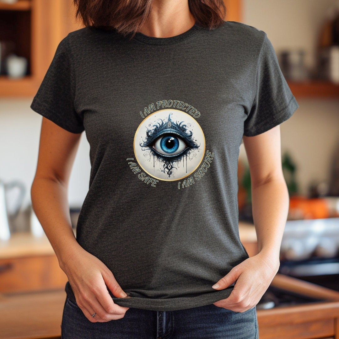Evil Eye Tee, Evil Eye T-shirt, Evil Eye Shirt, Evil Eye Gift, Message ...