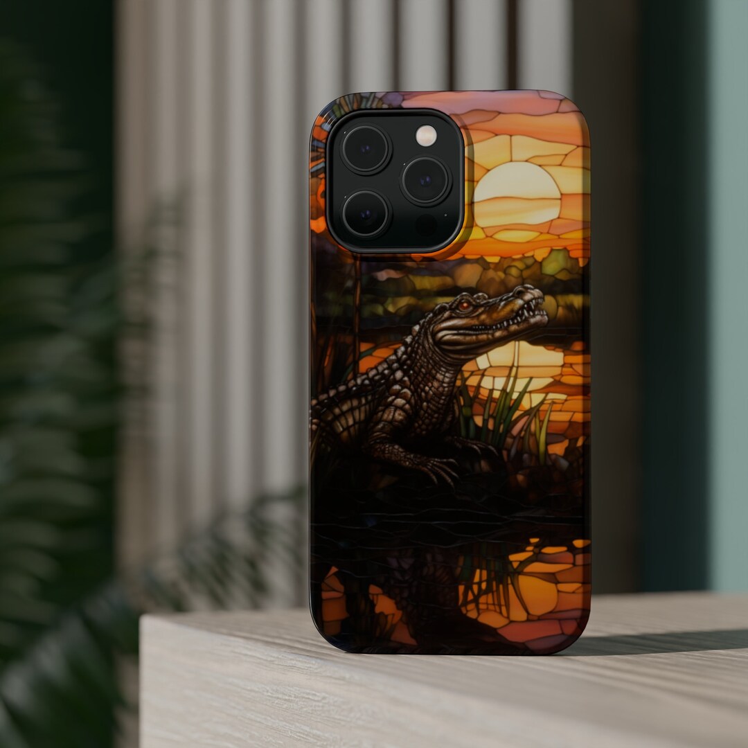 Florida Gator in Tiffany Style Stained Glass Magsafe Tough Cases ...