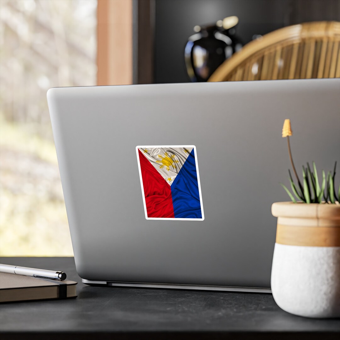 Philippines Flag Kiss-cut Vinyl Decals - Etsy