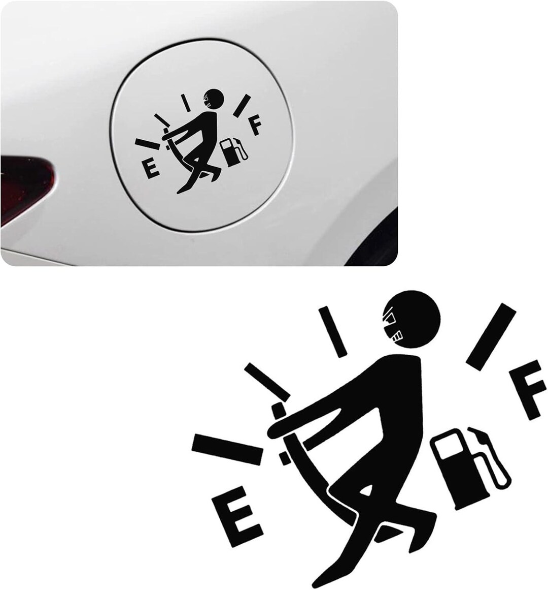 Funny Car Stickers High Gas Consumption Graphics Car Fuel Tank Cover - Etsy