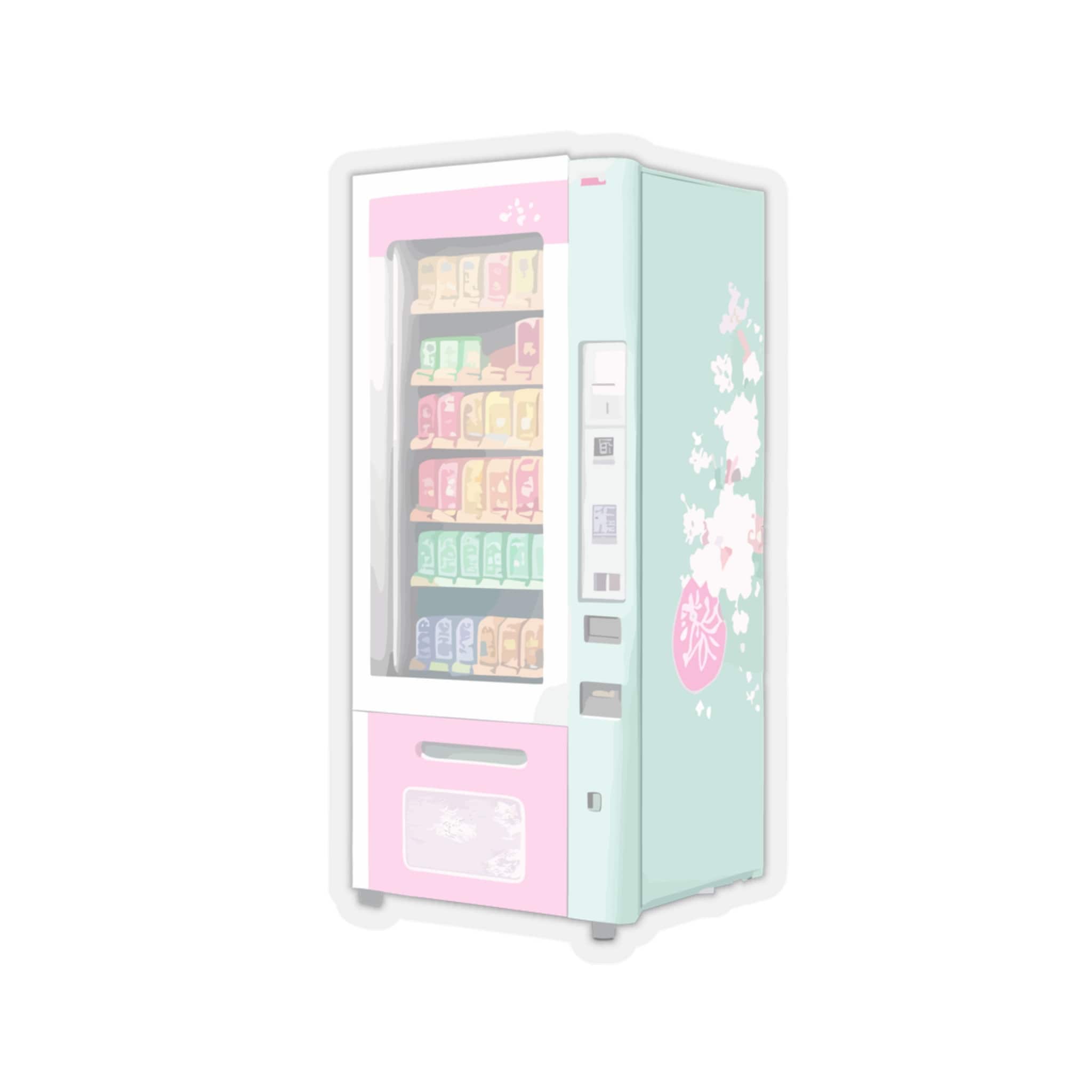 Pastel Vending Machine Sticker, Available in Various Sizes - Etsy Australia