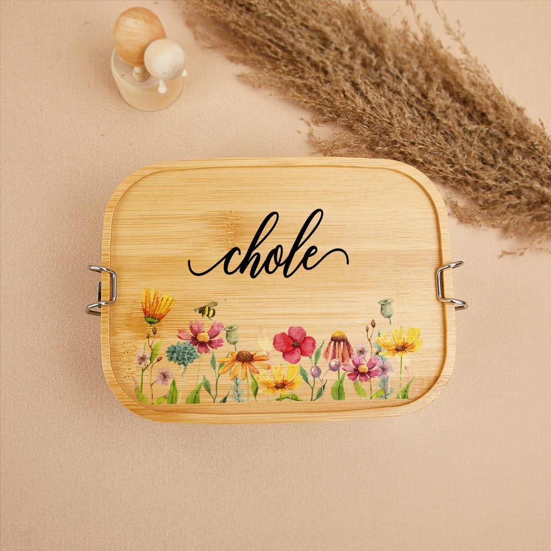 Personalized Kid's Lunch Box, Kids Name Snack Box, Girls Lunch Box ...