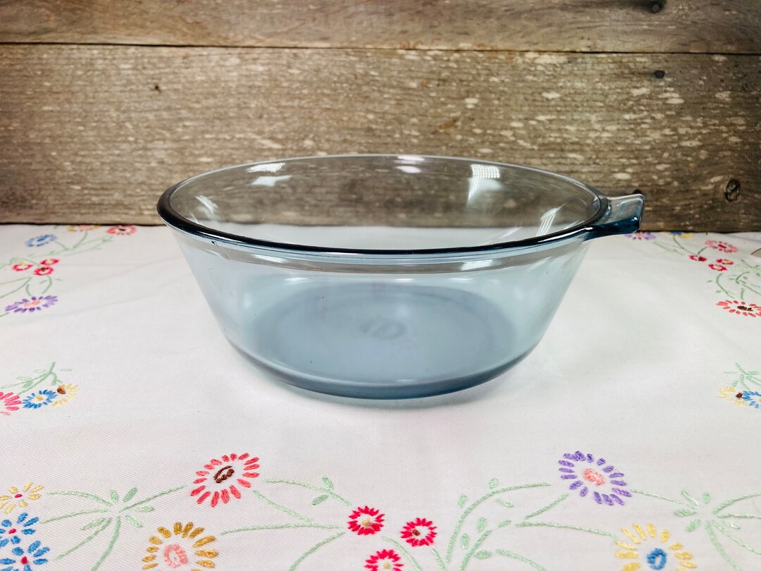 Vintage Pyrex Flameware Blue Glass Saucepan 833-B - Etsy