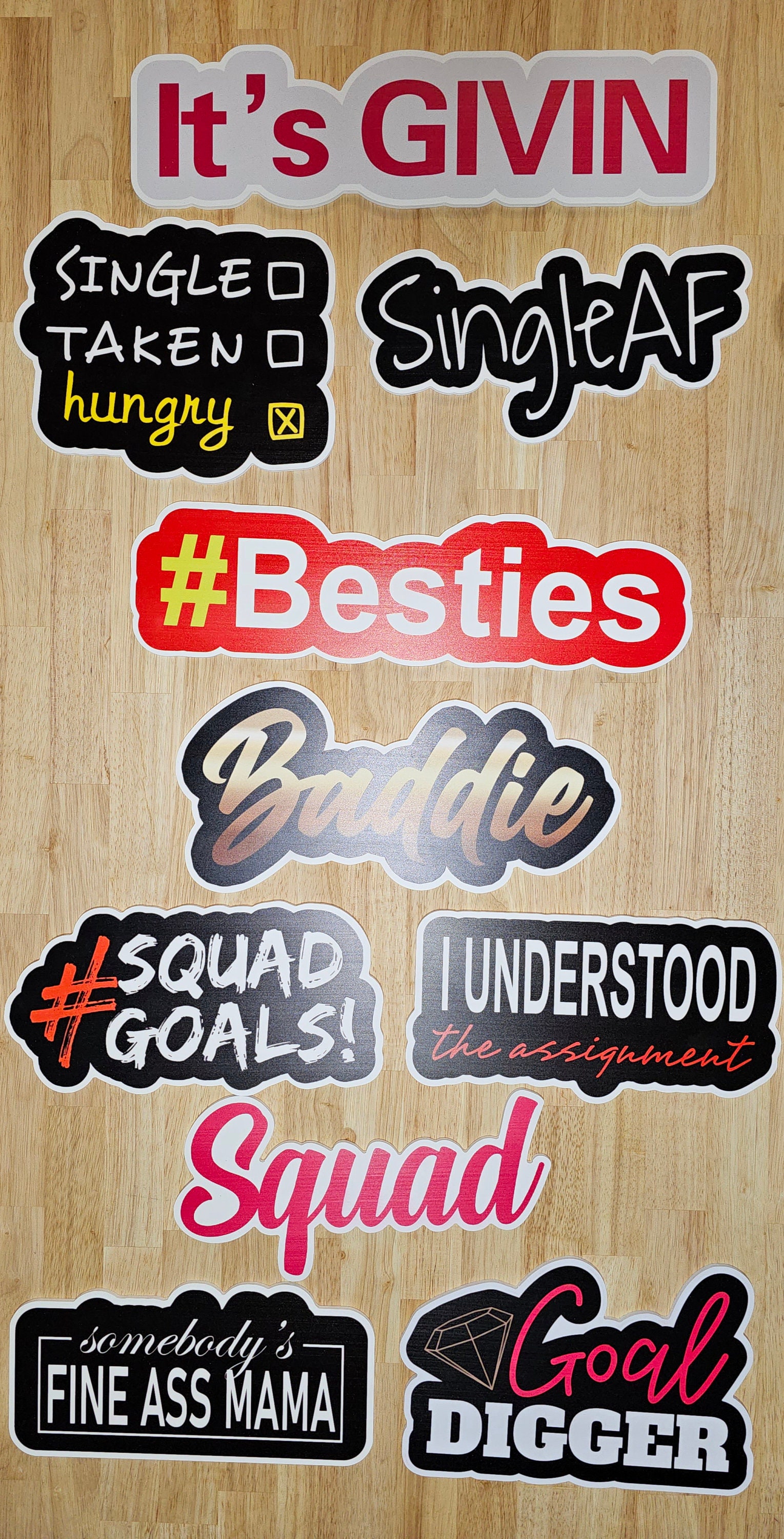 Photo Booth Prop Signs - Etsy